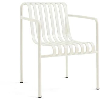 HAY [GEBRAUCHT] B-Ware Hay Palissade Dining Armchair Stuhl Gartenstuhl Armlehnstuhl Outdoor Cremewei&szlig;