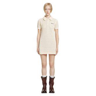 Miu Miu Cotton Polo Mini Dress