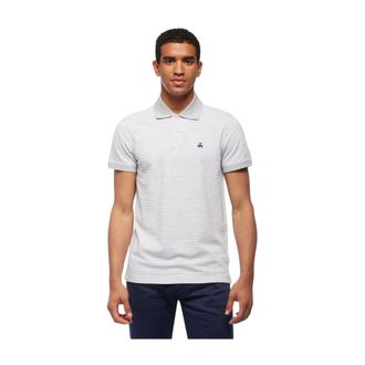 Brooks Brothers Homme, Tops, Gris, Taille: 2XL Polo &agrave; manches courtes en coton Supima