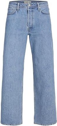 Jack & Jones Jean à Coupe Ample JJIEDDIE Jjoriginal CJ 911 PCW Jean à Coupe Loose Blue Denim 32 30 Blue Denim (US) 32 / L30