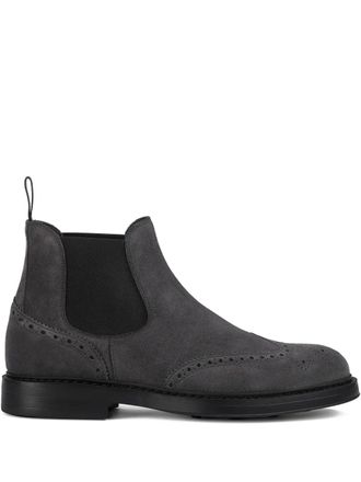 Doucal's Chelsea-Boots aus Wildleder - Grau