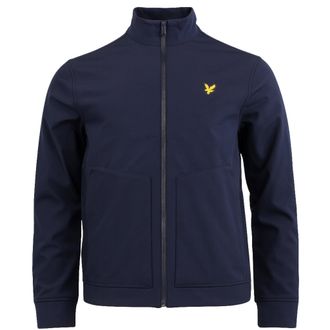 Lyle & Scott Herren Softshell-Jacke mit Stehkragen in Marineblau
