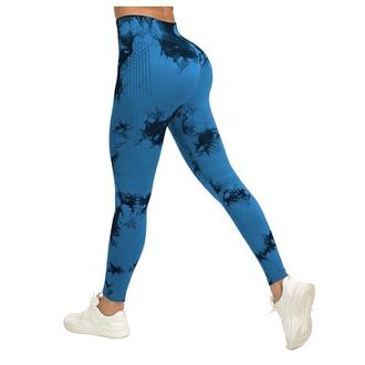 Generic Leggings Anti Cellulite Femme Legging 3D Anti-Cellulite &agrave; Compression Minceur Leggings Femme Taille Haute sans Couture Push-Up Opaque Yoga Fitness Pan