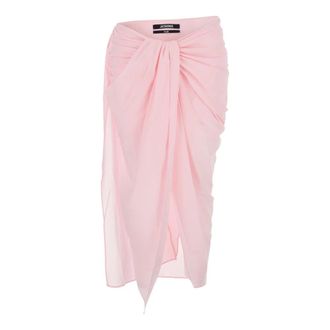 Jacquemus Femme, Jupes, Rose, Taille: 38 FR Jupe Par&eacute;o
