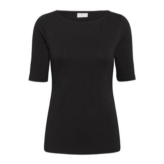 Kaffe T-shirt - Femme - Tops - Noir - Taille: 38 FR