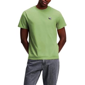 Karl Lagerfeld Crewneck T-Shirt - - Tops - Herren - Gr&uuml;n - M