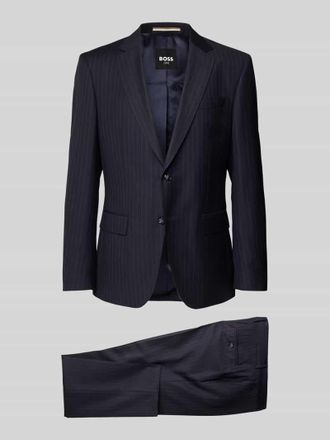 HUGO BOSS Slim Fit Anzug aus gestreifter Schurwolle