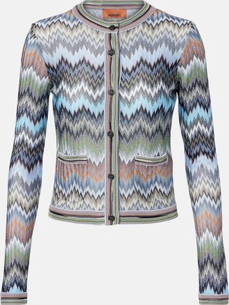 Missoni Cardigan aus Häkelstrick