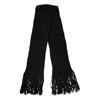 Dolce & Gabbana Homme, Accessoires, Noir, Taille: ONE Size Knitted Scarf
