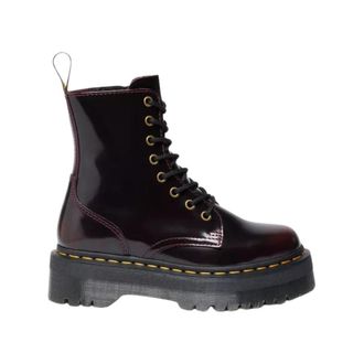 Dr. Martens Kirschroter Arcadia Jadon Lederstiefel - - Shoes - Damen - Rot - 36 EU