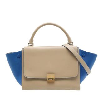 Celine Sac &agrave; main Trapeze Pre-owned - Femme - Pre-owned - Beige - Taille: ONE Size