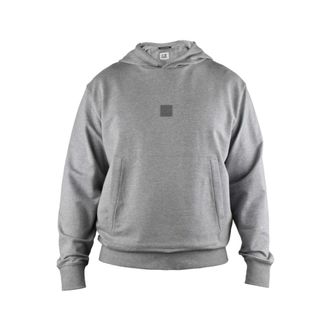 C.P. Company Rubberised Logo Hoodie - - Sweatshirts & Hoodies - Herren - Grau - 2XL