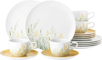 SELTMANN WEIDEN Kaffeeservice 18-teilig Liberty Meadow Grasses curry