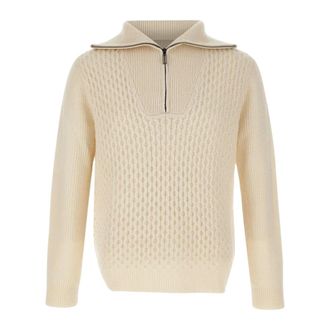 Paolo Pecora Herren, Strickwaren, Beige, MGr&ouml;&szlig;e