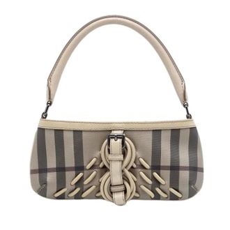 Burberry Sac bandouli&egrave;re Pre-owned Vintage en toile enduite - Femme - Pre-owned - Beige - Taille: ONE Size