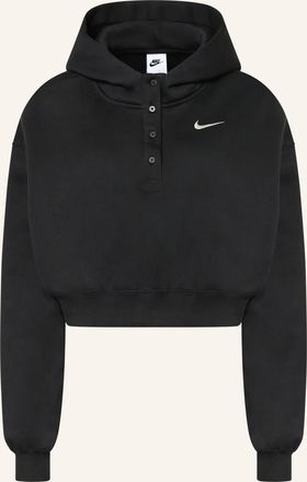 Nike Cropped-Hoodie Phoenix schwarz