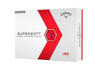 Callaway Golf Unisex Supersoft 23 12 Pack Performance Golf B&auml;lle - Rot