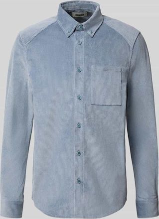 Drykorn Slim Fit Freizeithemd aus Cord mit Button-Down-Kragen