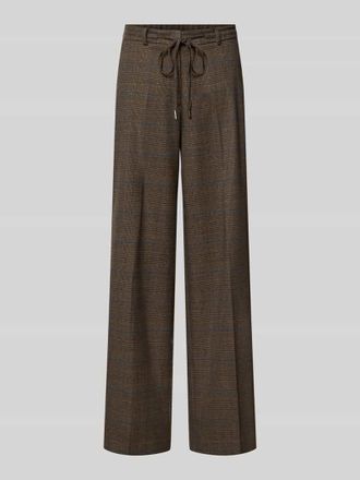 More & More Stoffhose mit B&uuml;gelfalte und Kordelzug