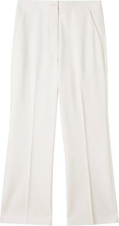 Patrizia Pepe Femme, Pantalons, Beige, Taille: 38 FR Soft Crepe Pantalons