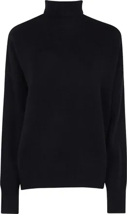 MRZ Mrz, Femme, Pulls, Noir, Taille: 42 FR Col roul&eacute;s