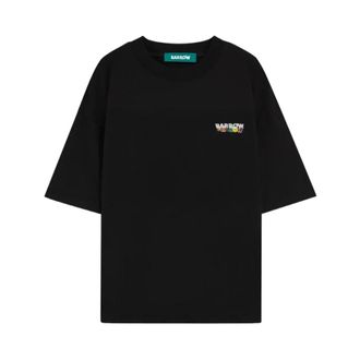 Barrow Barrow, Homme, Tops, Noir, Taille: XL T-shirt en jersey
