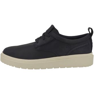 Clarks Unisex Polden Lace Shoes, Navy Leather, 39.5 EU