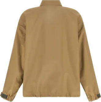 Miu Miu Recycled Polyester Shell Jacket - Beige