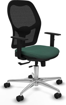 Piqueras y Crespo Jorquera Economalla Stuhl mit 1D-Armen, h&ouml;henverstellbare Lendenwirbelst&uuml;tze, ausgestattet mit Syncro/Traslack und eingespritztem Schaum. Mit Rollen v