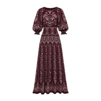 Farm Rio Liz Maxi Kleid - - Dresses - Damen - Rot - M
