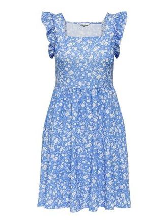 Only Robe Courte Onlserina Capsl JRS pour Femme, Ray&eacute; (Marina), XL