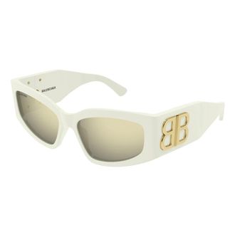 Balenciaga Stylische Sonnenbrille - - Accessories - Damen - Wei&szlig; - 57 MM