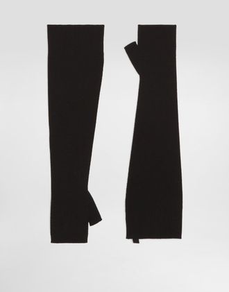 Dolce & Gabbana Rib Knit Gloves - Frau Hüte Und Handschuhe Schwarz Onesize