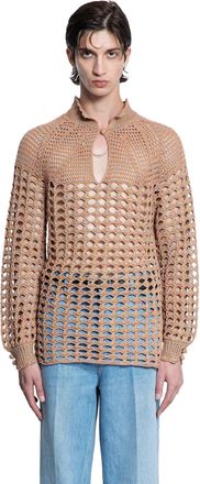 Valentino MAN BEIGE KNITWEAR