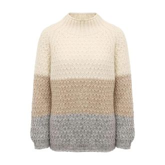 Eleventy Pullover mit Rollkragen - - Knitwear - Damen - Beige - M