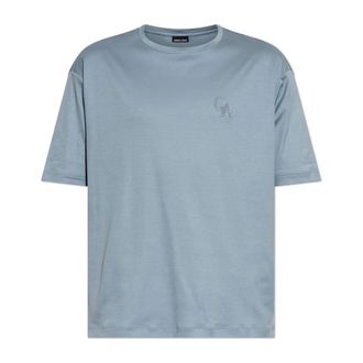 Giorgio Armani Herren, Oberteile, Blau, MGr&ouml;&szlig;e