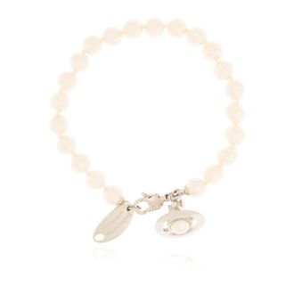 Vivienne Westwood Femme, Accessoires, Beige, Taille: ONE Size Simonetta Pearl Bracelet