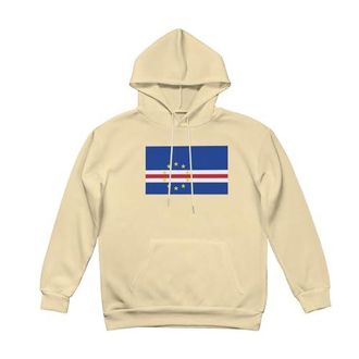 Generic Sweat &Agrave; Capuche &Icirc;les du Cap-Vert Drapeau pour Femme Adultes Et Adolescents Doublure Polaire Sweatshirt pour Patriotes Hoodie Femmes Femmes Pull &Agrave; Capu