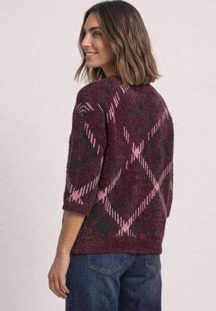 Street One Kurzarmpullover mit Federgarn