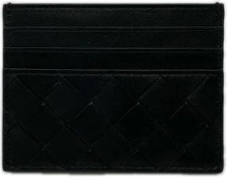Bottega Veneta Porte-cartes daffaires Intrecciato Pre-owned - Homme - Pre-owned - Noir - Taille: ONE Size
