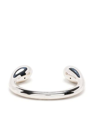 Jil Sander Armspange mit poliertem Finish - Silber