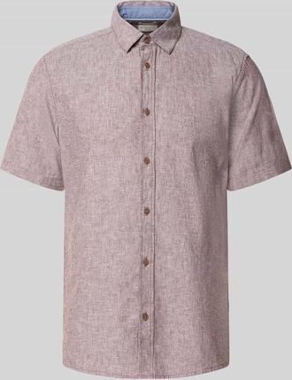 Tom Tailor Regular Fit Freizeithemd aus Leinen-Baumwoll-Mix