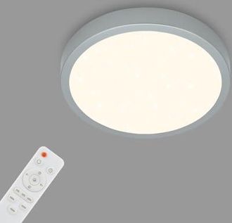 Briloner LED Deckenlampe mit Fernbedienung, Sternenhimmel, einstellbar von warmweiß bis kaltweiß, LED Lampe, Deckenleuchte, Wohnzimmerlampe, Schlafzimmerlampe,