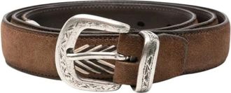 Alberto Luti Ceinture 308 30 - Homme - Accessoires - Brun - Taille: 95 CM