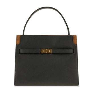 Tory Burch Lee Radziwill Small Double Bag - - Bags - Damen - Schwarzk - ONE SIZE