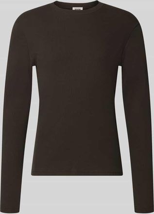 Drykorn Slim Fit Longsleeve aus reiner Baumwolle Modell Enil