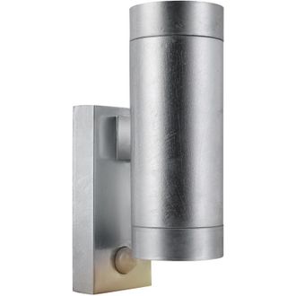 Nordlux Applique murale TIN Maxi Double Sensor M&eacute;tal Acier galvanis&eacute;, H.24,3 IP54 GU10 /Nordlux Ext&eacute;rieur