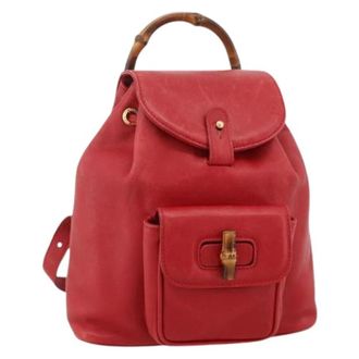 Gucci Pre-owned Vintage Backpack - - Pre-owned - Damen - Rot - ONE SIZE