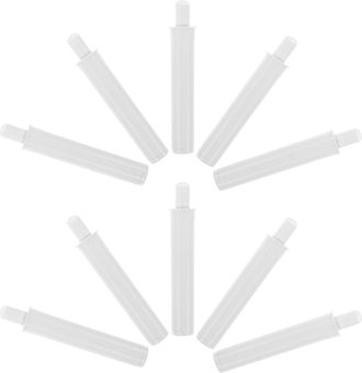 BESPORTBLE 10 St&uuml;ck Hydraulischer Soft Close D&auml;mpfer aus Kunststoff Ger&auml;uschloser T&uuml;rschlie&szlig;kolben f&uuml;r Schrank und M&uuml;lleimerdeckel Universeller T&uuml;rd&auml;mpfer mit La