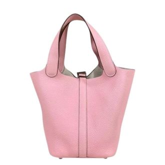 Herm&egrave;s Pre-owned Picotin Bucket Bag - Femme - Pre-owned - Rose - Taille: ONE Size